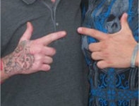 Aryan Nations (hand sign - Tennessee prison gang) | Central Pacific ADL
